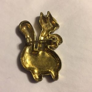Vintage | Jewelry | Antique Cclasp Gold Tone Squirrel Brooch Pin | Poshmark